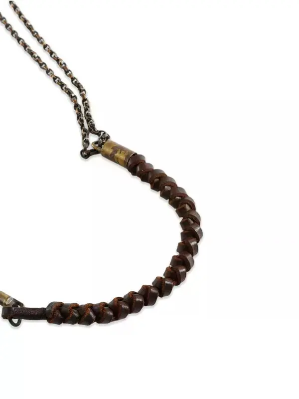 ZIGGY CHEN Braided-link Chain Wallet Strap
