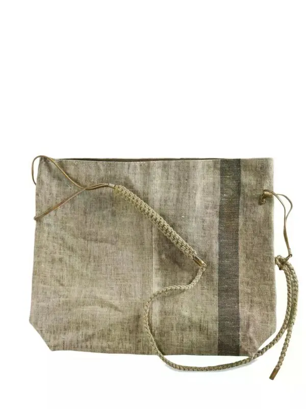 ZIGGY CHEN Braided Strap Panelled Backpack