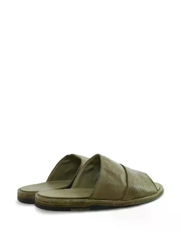 ZIGGY CHEN Crinkled Leather Sandals