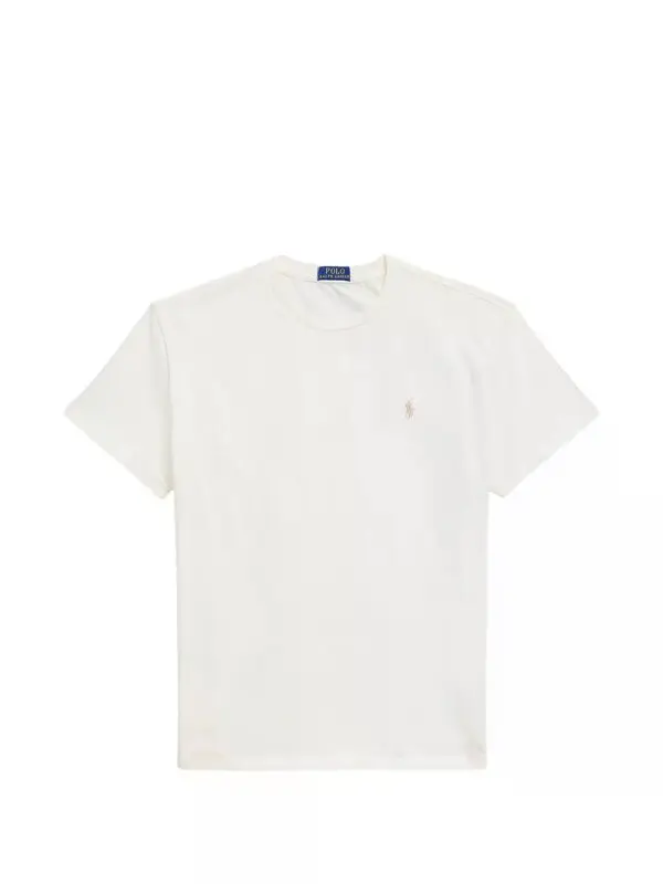 Polo Ralph Lauren Logo-embroidered T-shirt - Neutrals
