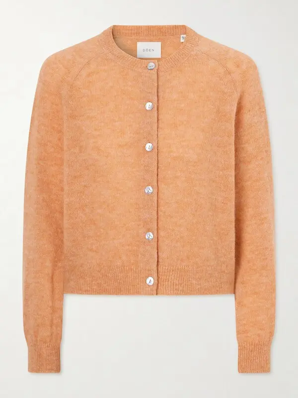 DÔEN Petra Alpaca Cardigan - Orange