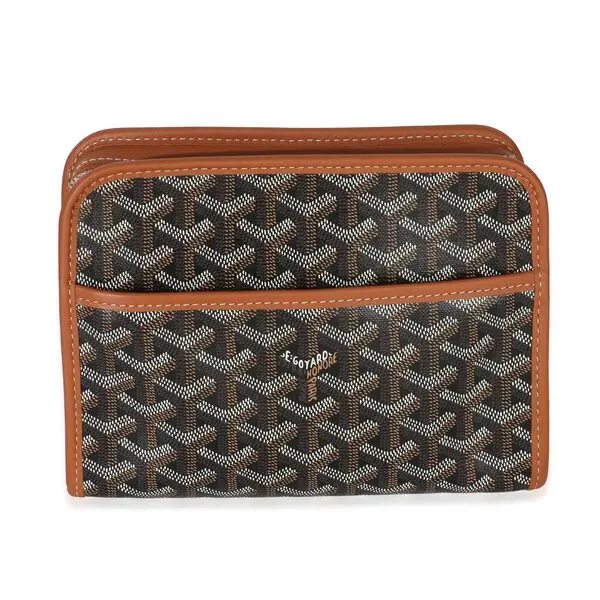 Goyard Gold Goyardine Canvas Jouvence Toiletry Pm - Black