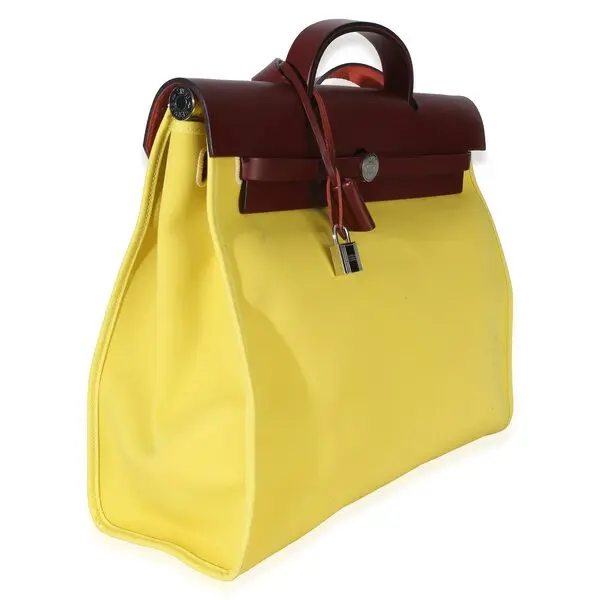 Hermès Herbag 39 Mm Phw - Yellow