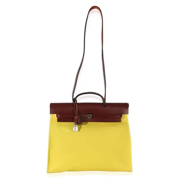 Hermès Herbag 39 Mm Phw - Yellow