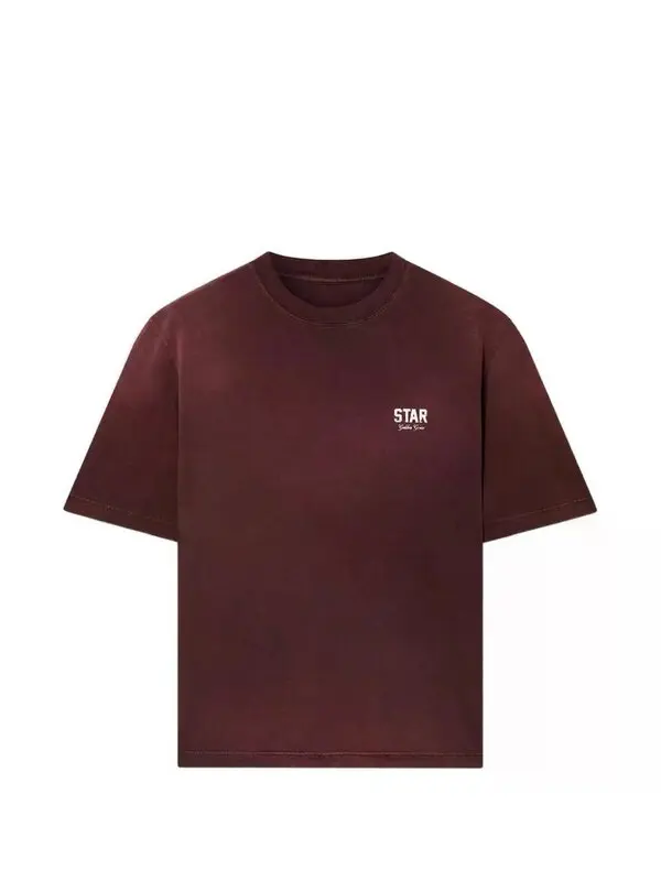GOLDEN GOOSE Graphic Print T-shirt - Brown