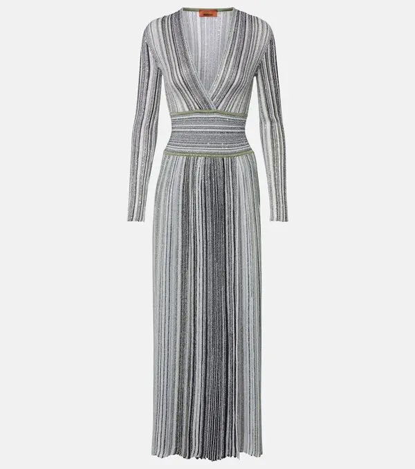 Missoni Striped Lame Maxi Dress - Multicoloured