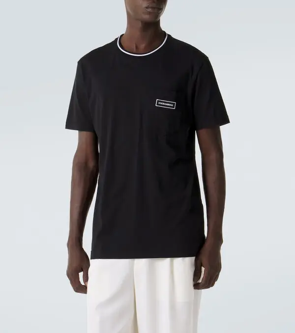 Dolce & Gabbana Logo Cotton Jersey T-shirt