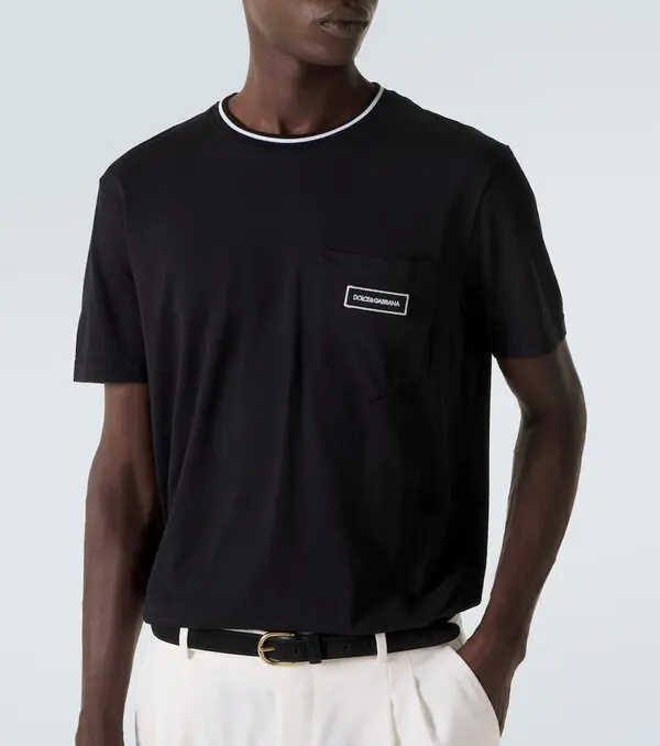 Dolce & Gabbana Logo Cotton Jersey T-shirt