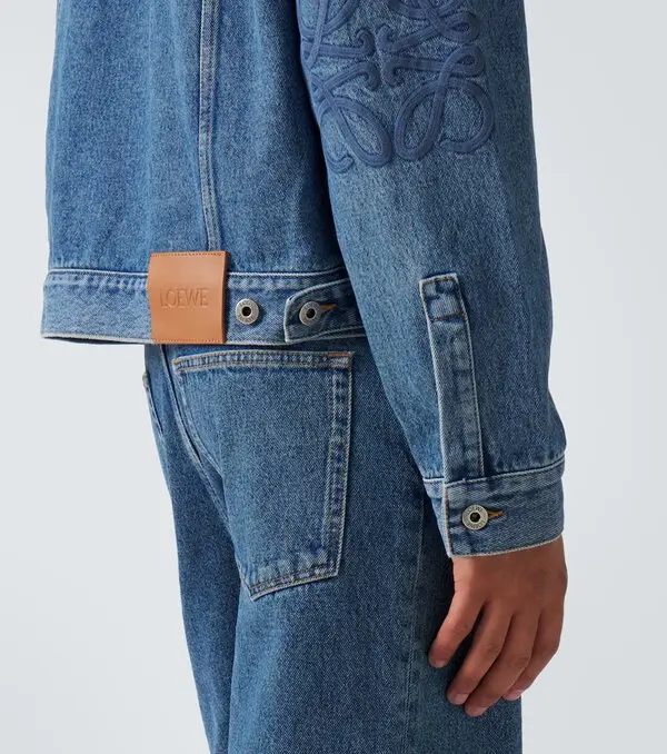 Loewe Anagram Denim Jacket - Blue
