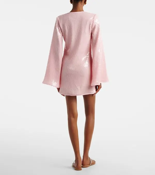 Oseree Sequined Minidress