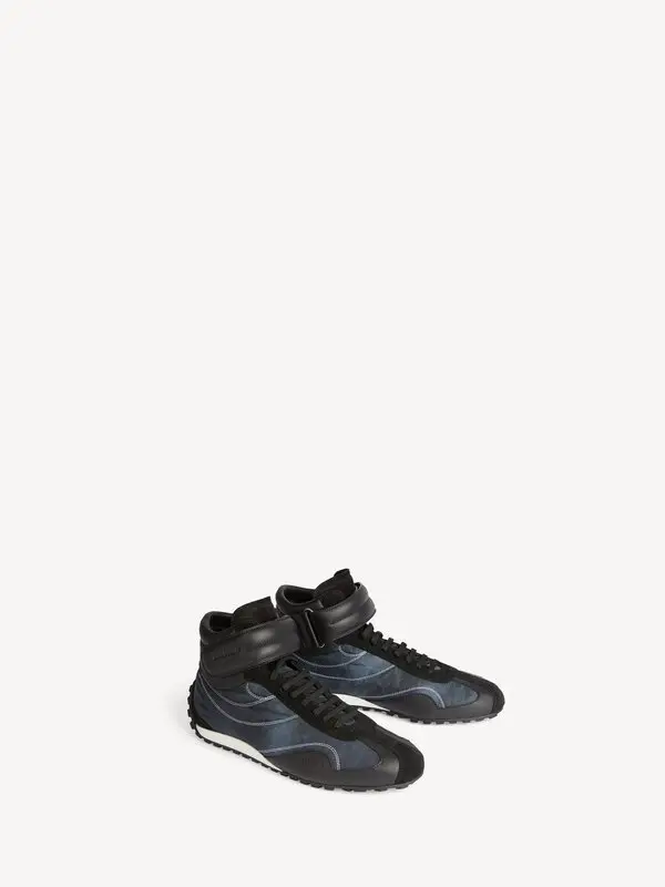 Balmain Racing Mid-top Sneakers