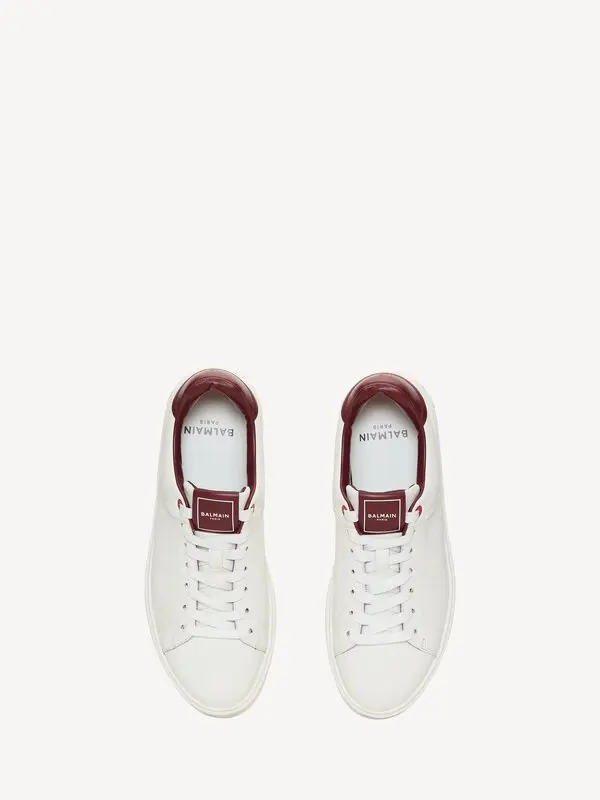 Balmain B-court Smooth Leather Sneakers - Multicolor
