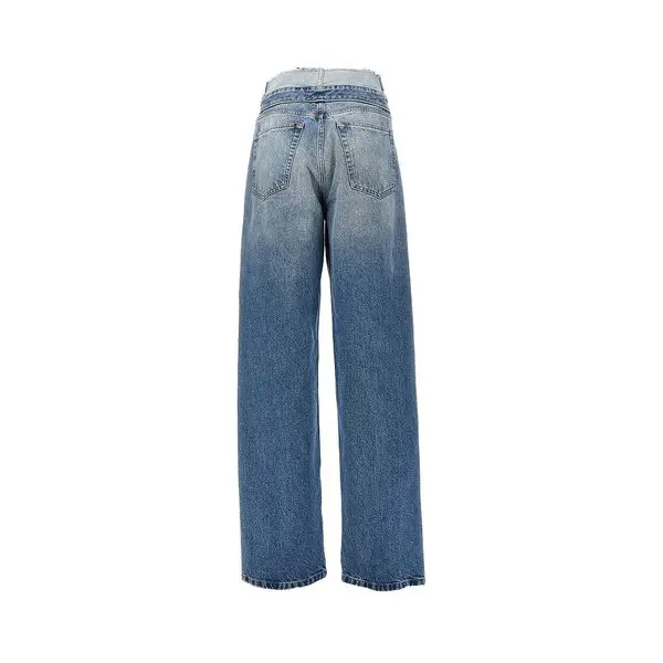 MAISON MARGIELA Jeans With Turned-down Waist Effect