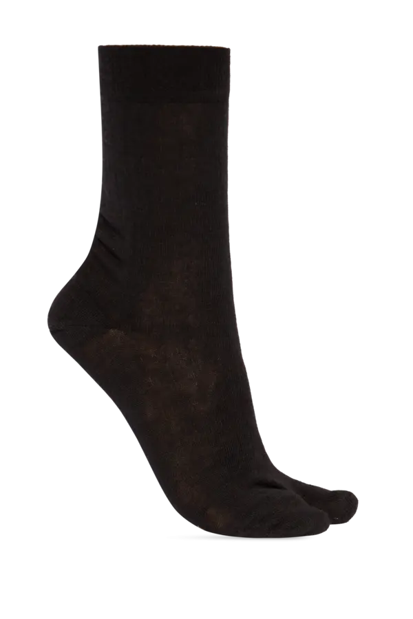 MAISON MARGIELA Socks With `tabi` Cut - Black
