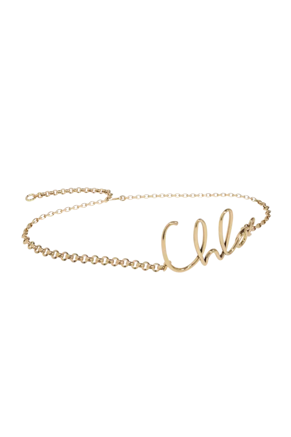 Chloé Brass Belt With Chains