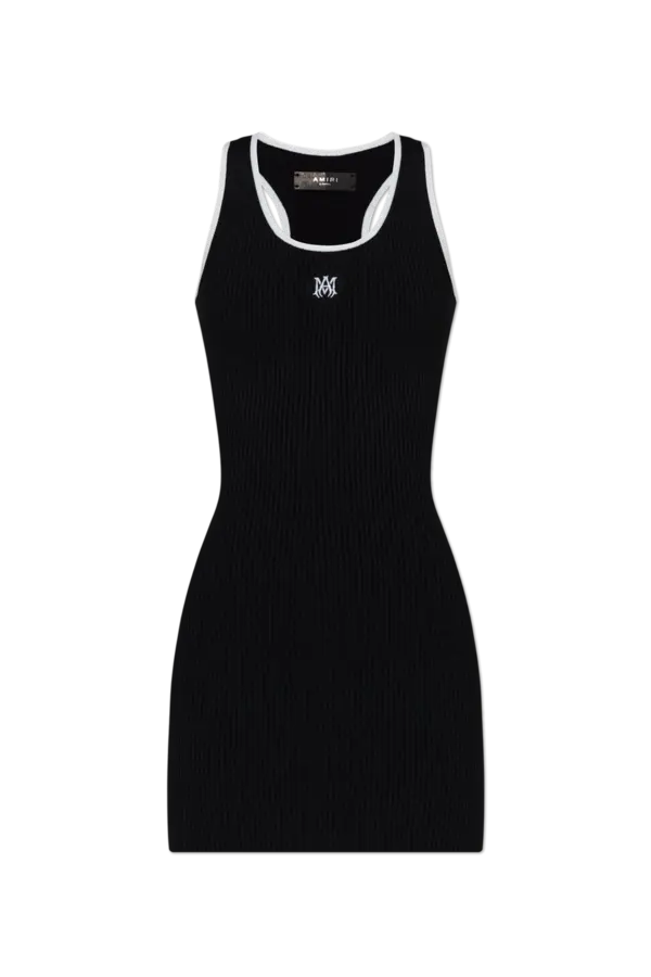 Amiri Striped Dress - Black