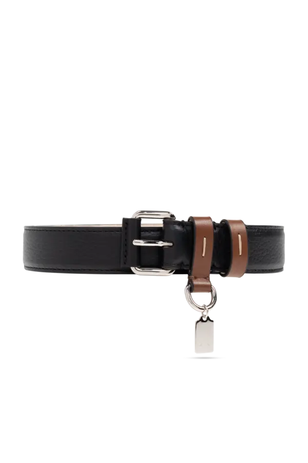 MAISON MARGIELA Leather Belt - Black