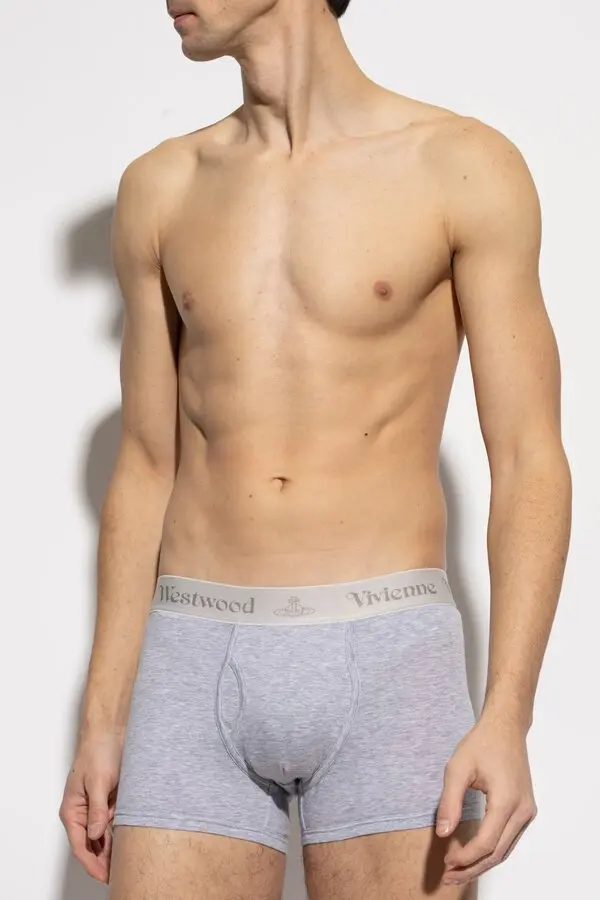 VIVIENNE WESTWOOD Two-pack Of Boxers With Logo