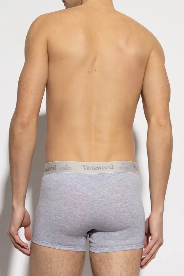 VIVIENNE WESTWOOD Two-pack Of Boxers With Logo