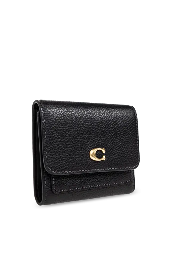 COACH Leather Wallet With Logo