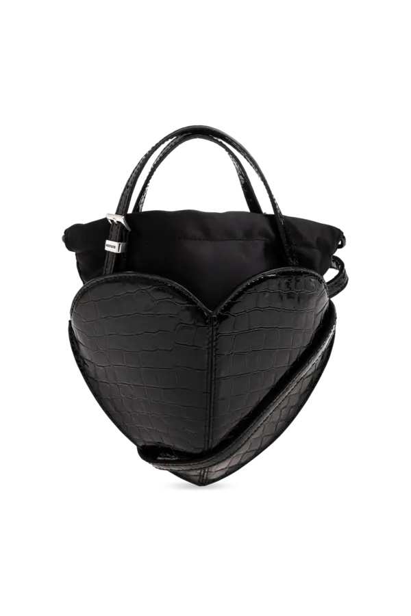 ROTATE BY BIRGER CHRISTENSEN Heart-shaped Bag - Black