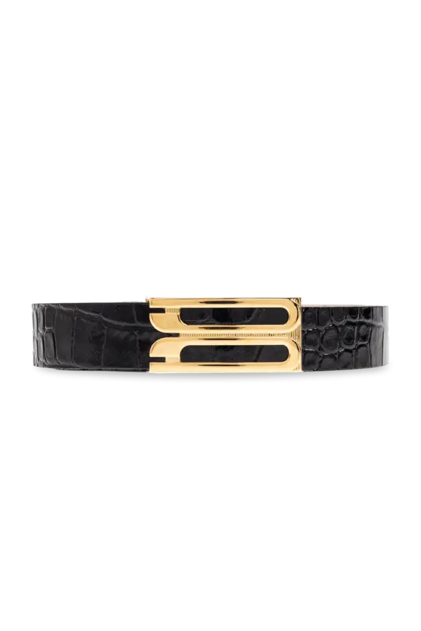 Victoria Beckham Leather Belt - Black