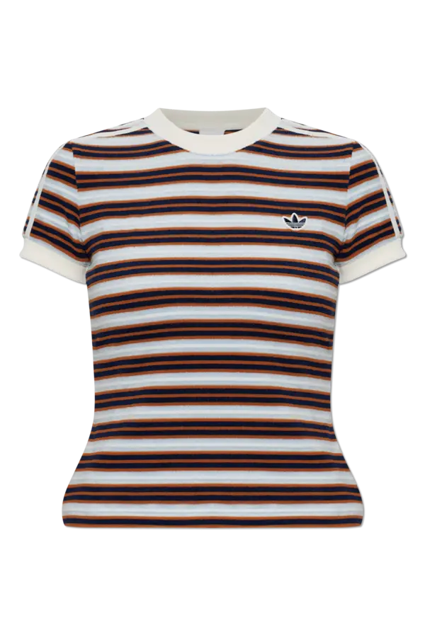 ADIDAS ORIGINALS T-shirt With Logo - Brown