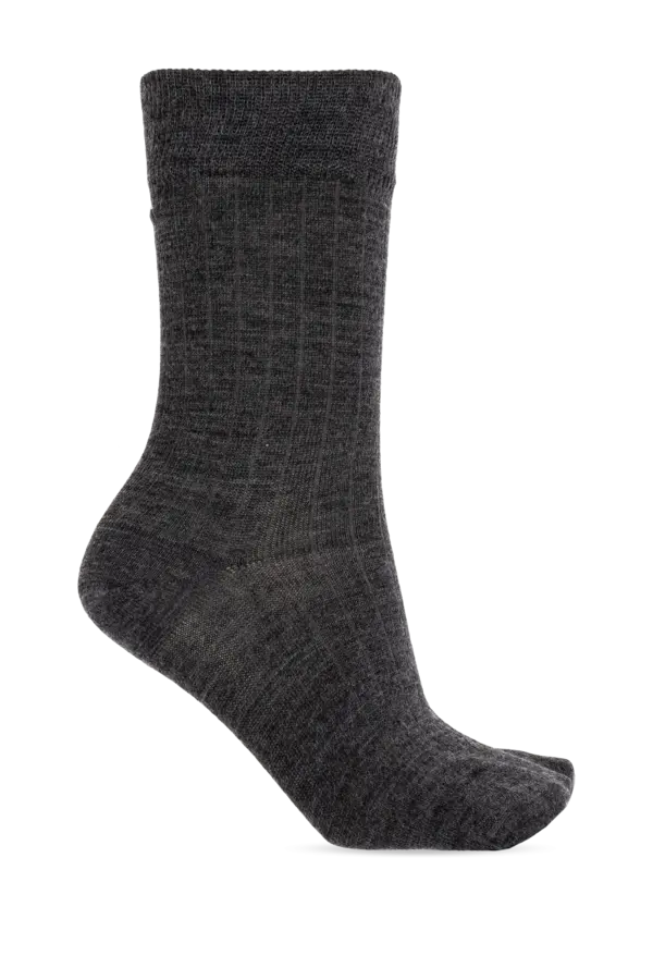 MAISON MARGIELA Wool Socks - Grey