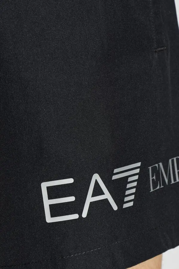 EA7 Logo Swim Shorts