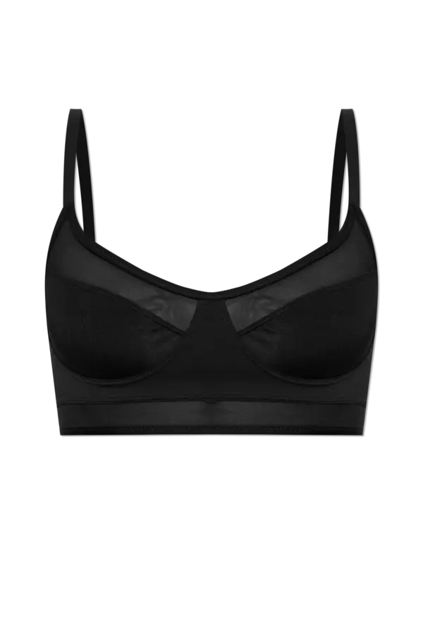 HEIST STUDIOS Sheer Bra - Black
