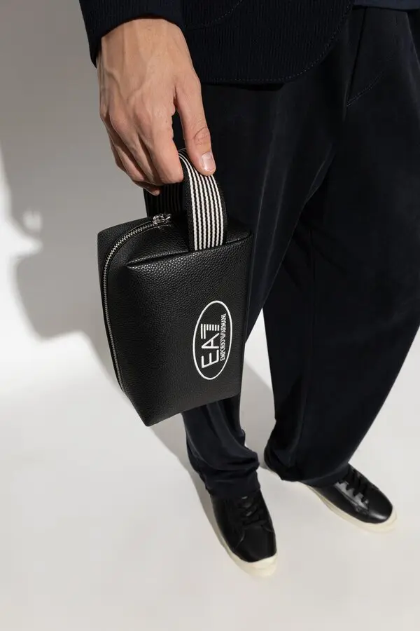 EA7 Cosmetic Bag With Printed Logo