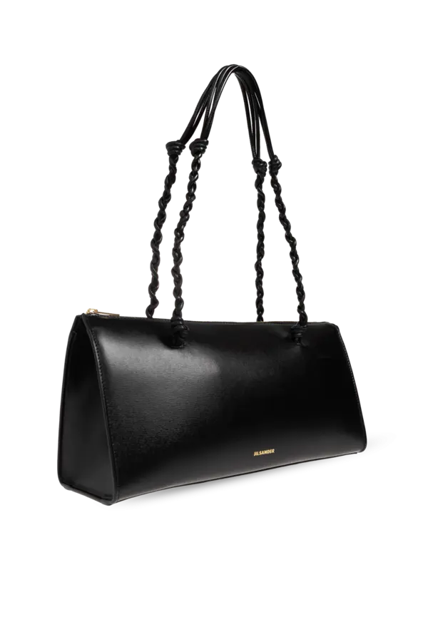 JIL SANDER Leather "tangle" Bag - Black