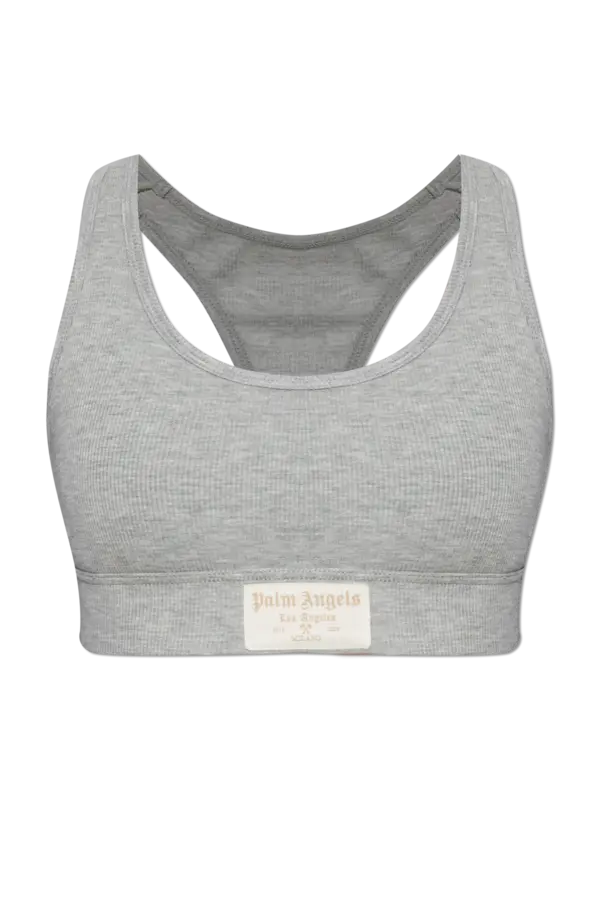 Palm Angels Lingerie Top - Grey