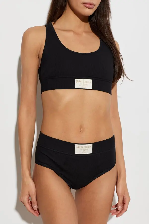 Palm Angels Cotton Lingerie Top