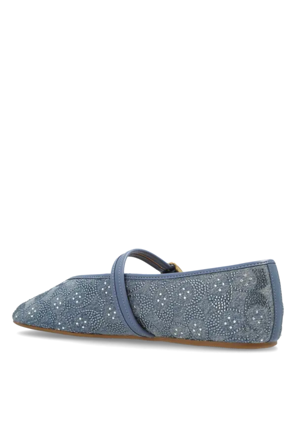 COACH Ballet Flats With Shimmering Sequins