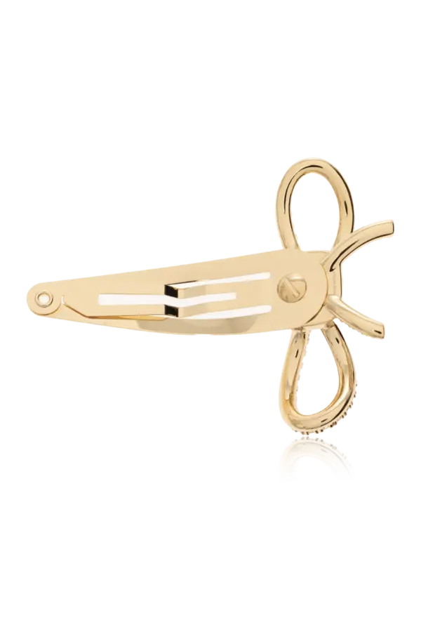 FERRAGAMO Crystal Embellished Bow Hair Clip