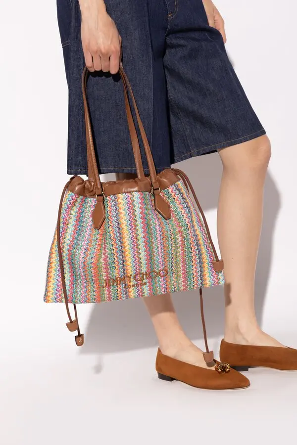 JIMMY CHOO Drawstring Medium Bag