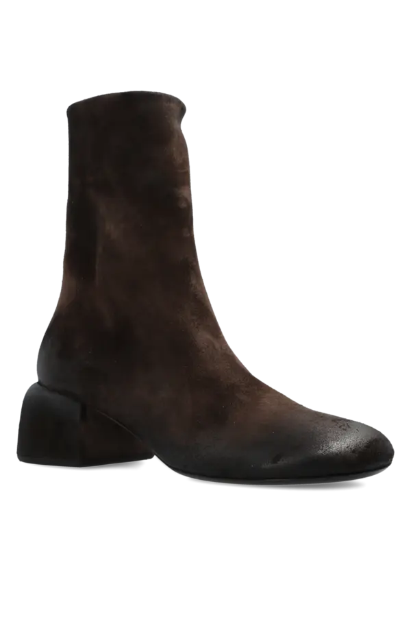 Marsèll Suede Heeled Ankle Boots