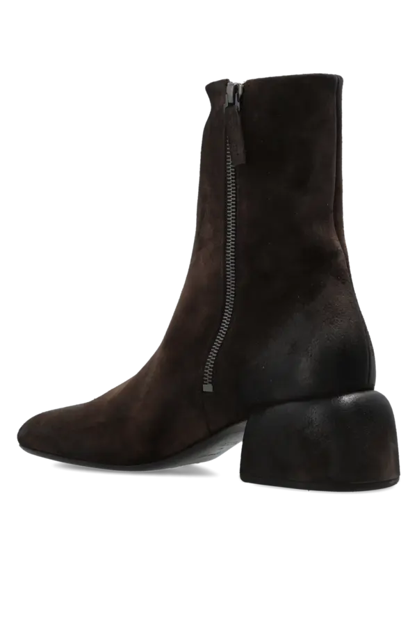 Marsèll Suede Heeled Ankle Boots