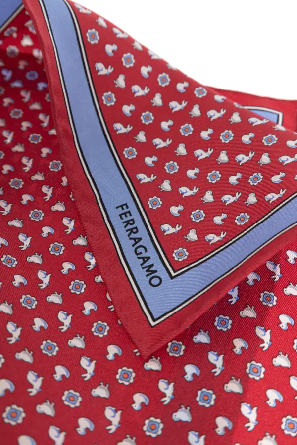 FERRAGAMO Silk Pocket Square