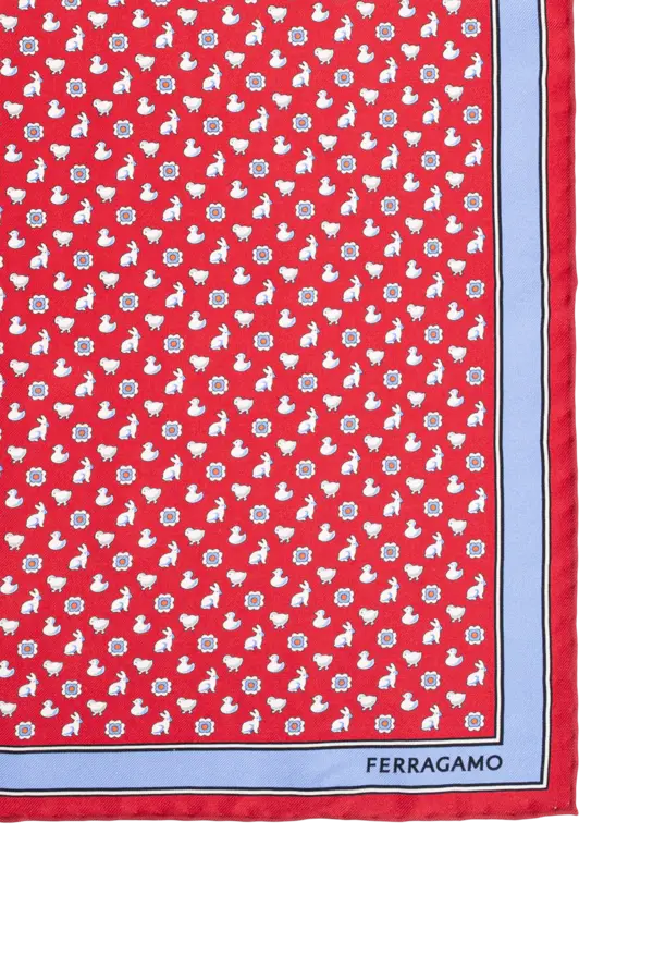 FERRAGAMO Silk Pocket Square