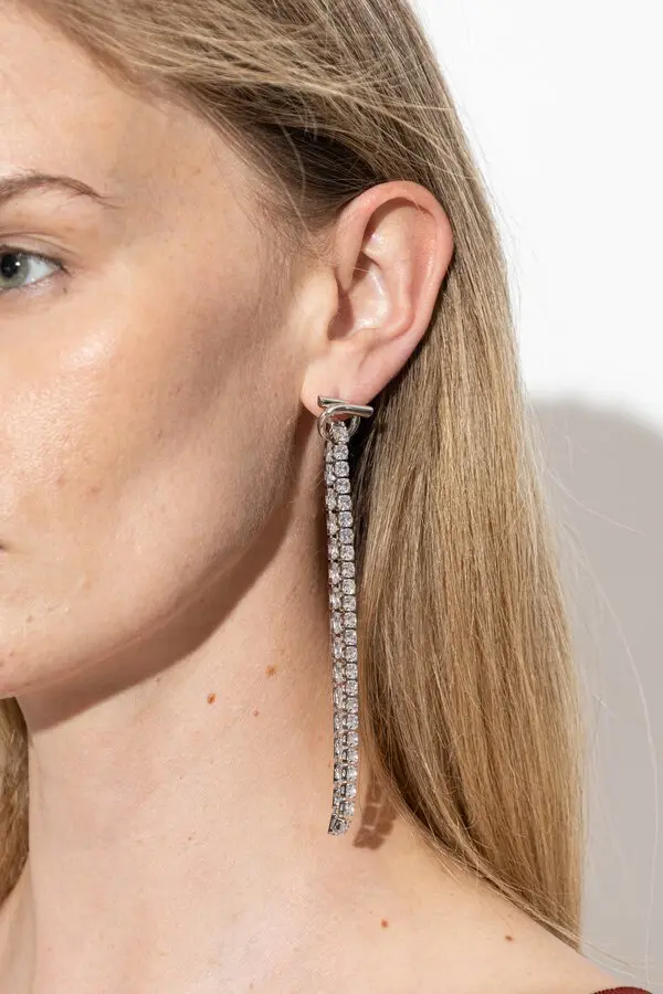FERRAGAMO Crystal Dangle Earrings