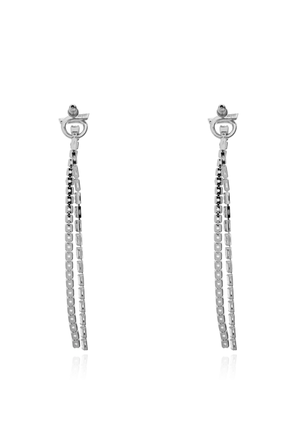 FERRAGAMO Crystal Dangle Earrings