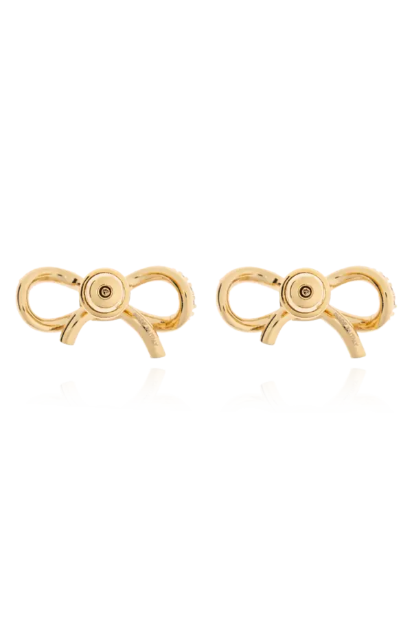 FERRAGAMO Crystal Bow Earrings