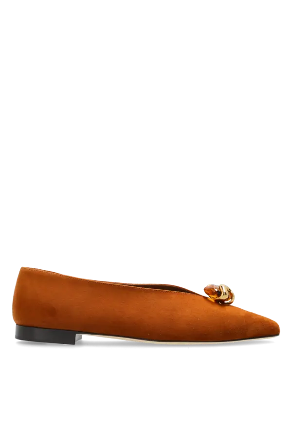JIMMY CHOO Margot’ Ballet Flats - Brown
