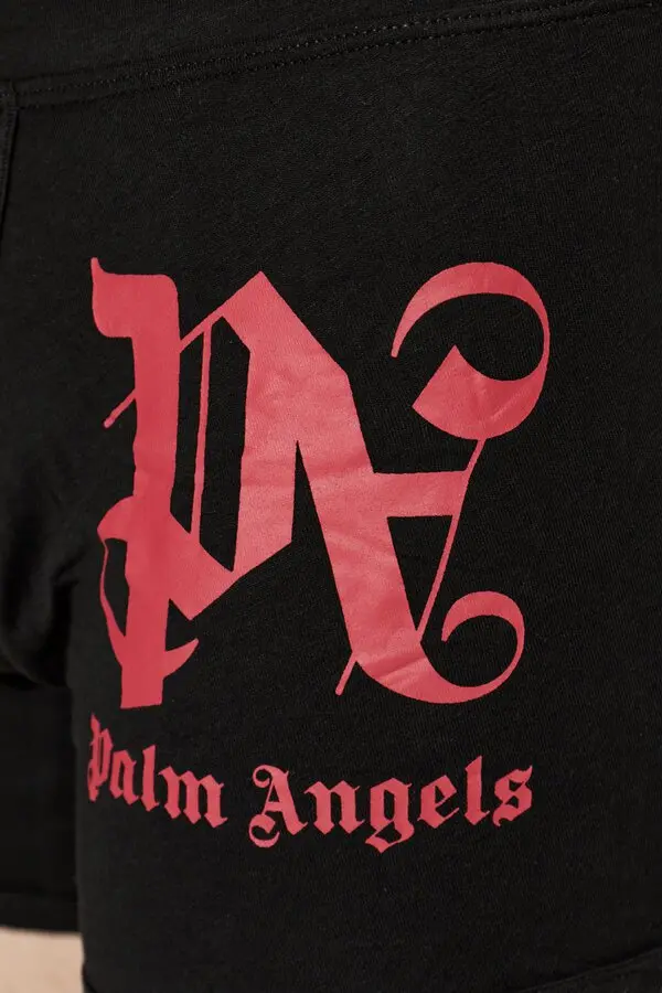 Palm Angels Two-pack Of Boxers With Logo - Black