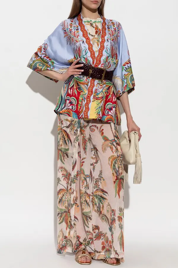 Etro Silk Printed Shirt