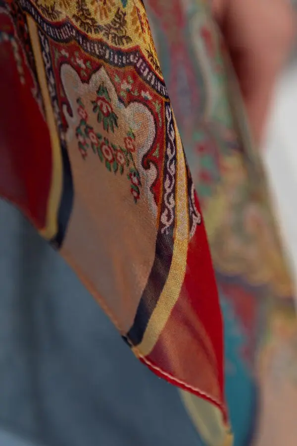 Etro Silk Poncho