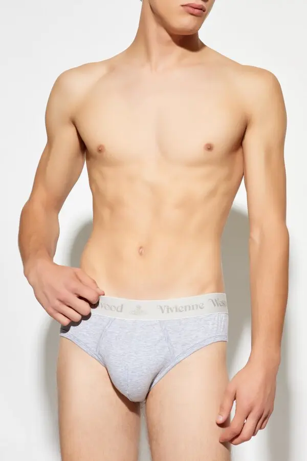 VIVIENNE WESTWOOD 2-pack Of Briefs With Logo