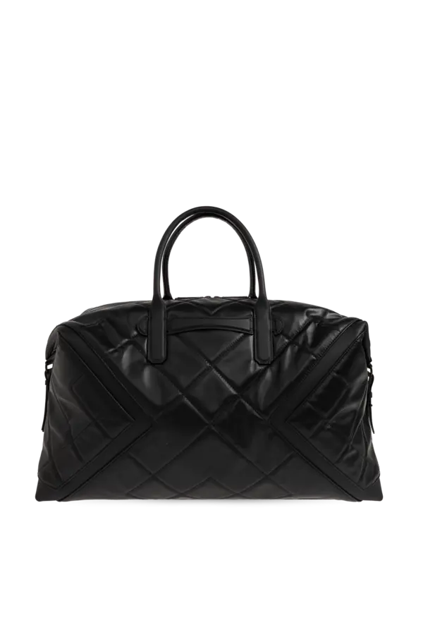 Mcm Quilted Leather Carry-on Bag
